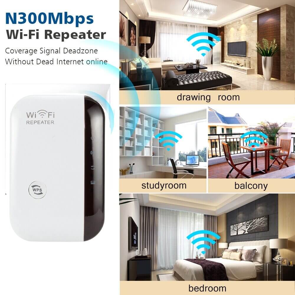 NetBoost Wi-Fi Repeater Range Extender 300Mbps | bizgamezhoplife.com